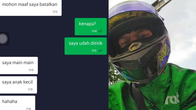 Cerita Lengkap Kisah Viral Curhatan Driver Ojol di Twitter Usai Kena Prank Bocah - TribunNews.com