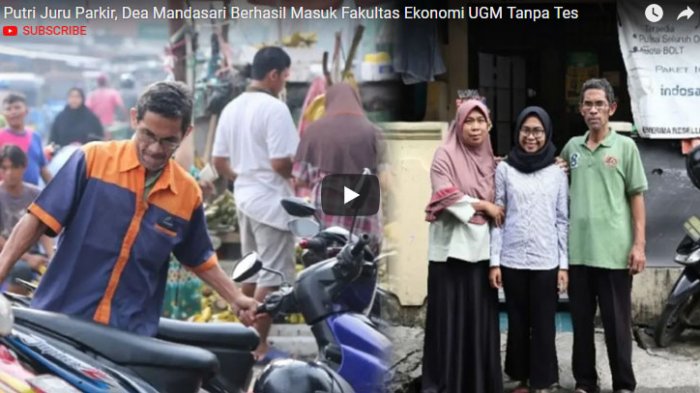 Dea Mandasari Putri Juru Parkir Berhasil Masuk Fakultas Ekonomi UGM ...