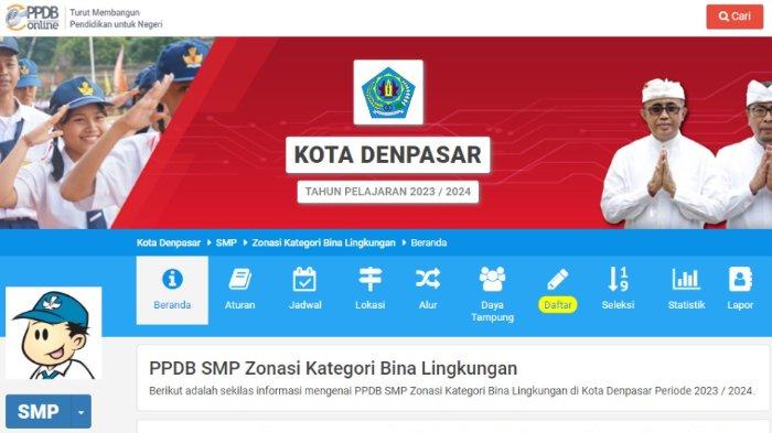 PPDB SMP Denpasar 2023 Jalur Zonasi Bina Lingkungan: Jadwal, Syarat, Cara Daftar, Daya Tampung ...