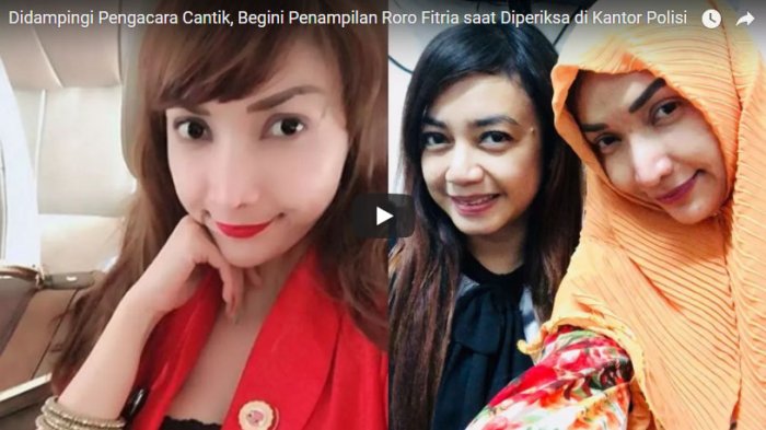 Didampingi Pengacara Cantik, Begini Penampilan Roro Fitria saat Diperiksa di Kantor Polisi ...