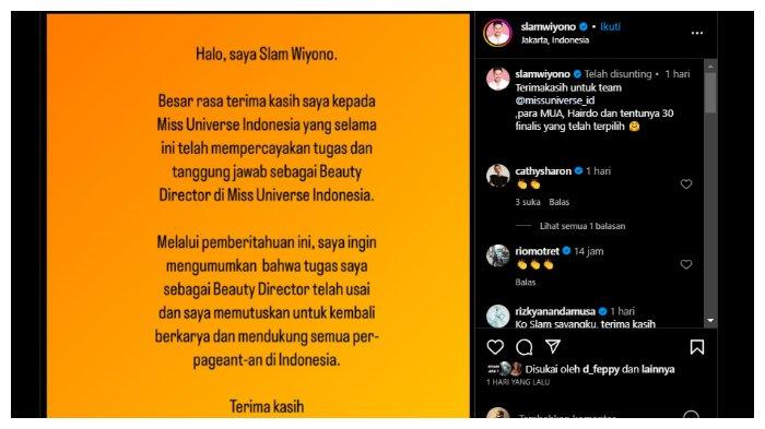 Petinggi Miss Universe Mundur Buntut Polemik Dugaan Pelecehan Seksual, Ada CEO hingga Rio Motret ...