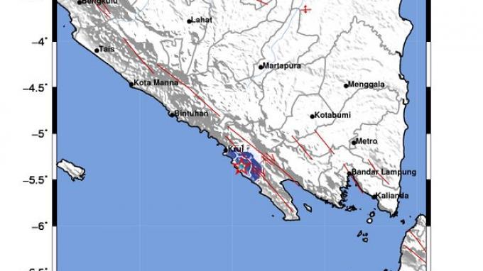 Gempa Hari Ini - BMKG Informasikan Gempa Bumi Melanda Lampung Pusat ...
