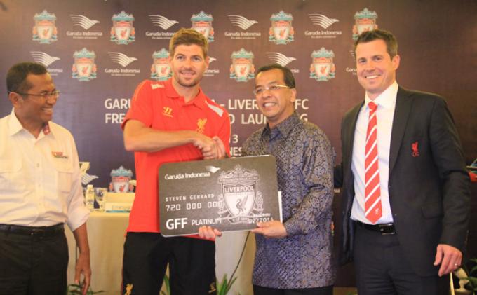 Garuda Indonesia Luncurkan Kartu GFF Edisi Liverpool - TribunNews.com