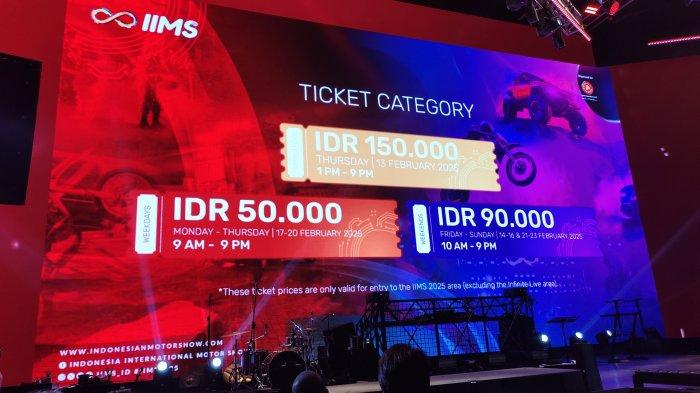 Dibuka 13 Februari 2025, Harga Tiket IIMS 2025 Dijual Mulai Rp50.000 ...