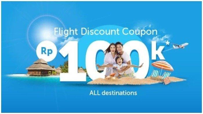 Promo Traveloka - Pesan Tiket Pesawat di Traveloka Ada Diskon hingga Rp 100 Ribu, Cek Kode ...
