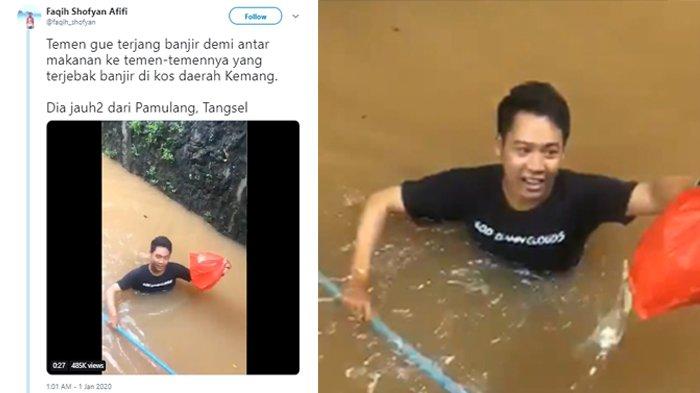 Cerita Dibalik Video Heroik Pria yang Rela Terjang Banjir Demi Antar ... Cerita Dibalik Video Heroik Pria yang Rela Terjang Banjir Demi Antar ...