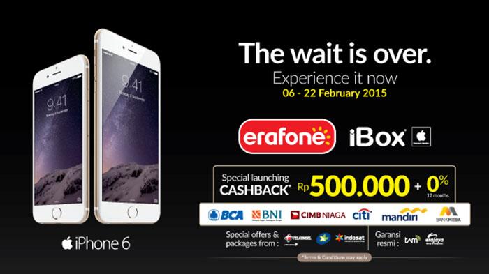 iPhone 6 dan 6 Plus sudah Mejeng di Gerai Erafone dan iBox - TribunNews.com