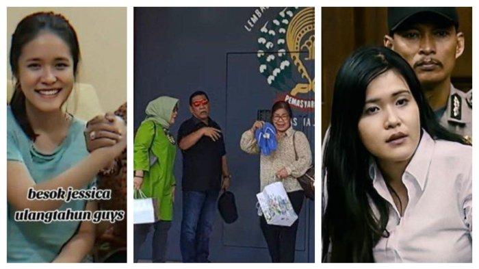 Kue dan Sandal Jepit Biru di Hari Ulang Tahun ke 35 Jessica Wongso - TribunNews.com