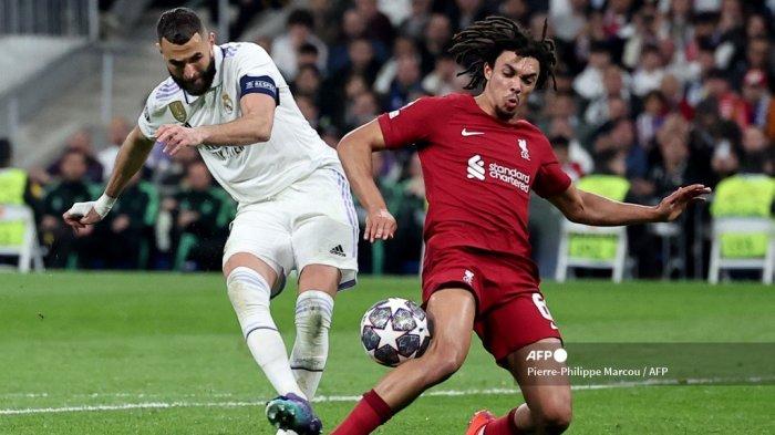 Hasil Real Madrid vs Liverpool di Liga Champions, Benzema Penambah ...