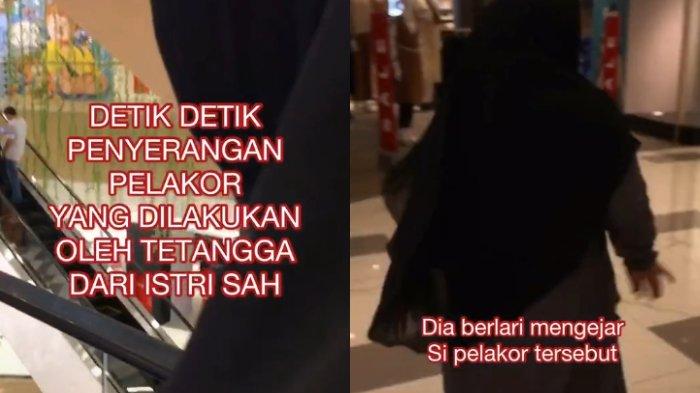 Viral Video Wanita Kejar dan Labrak Pelakor di Mall, Ternyata Hanya Bercanda: Cuma Buat Lucu ...