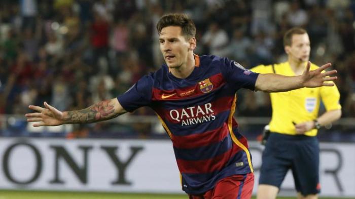 Lionel Messi Paling Gampang Bikin Gol ke Gawang Sevilla - TribunNews.com