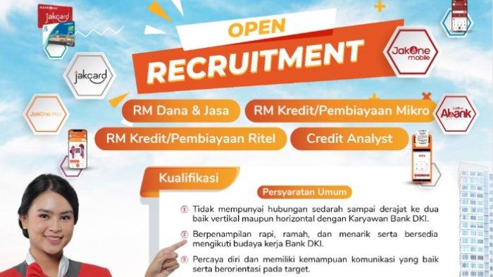 Lowongan Kerja Bank DKI Dibuka hingga 31 Januari 2024, Berikut Syarat dan Cara Daftarnya ...