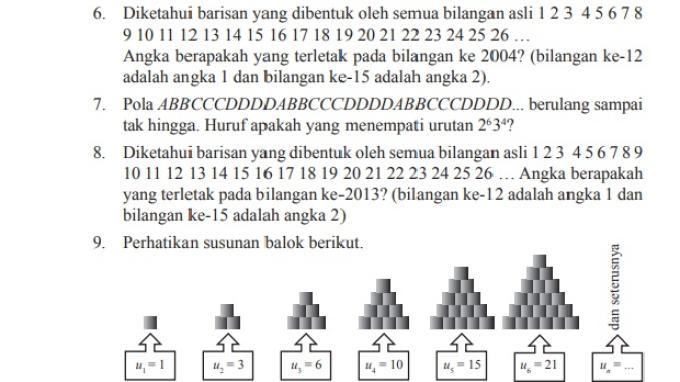 Kunci Jawaban Matematika Kelas 11 Halaman 197 198 Semester 2, Uji Kompetensi 5.1 Barisan ...