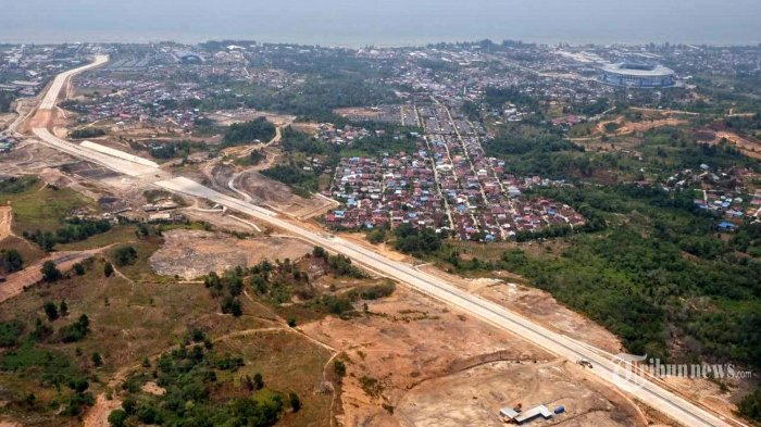 Pembangunan Jalan Tol Pertama di Ibu Kota Baru Rampung Bulan Depan - TribunNews.com