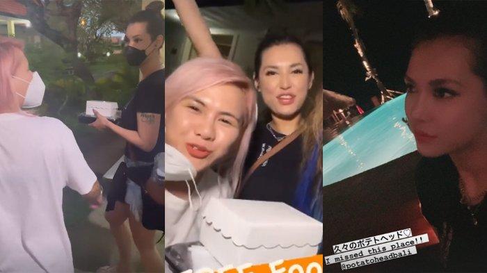 Miyabi Kunjungi Bali, Ditemani Evelyn Anjani Berbagi Sedekah ke Panti - TribunNews.com