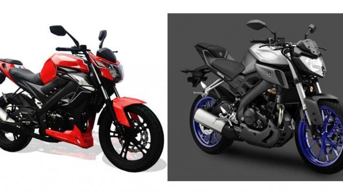 China Bikin Motor Mirip-mirip Yamaha MT-Series - TribunNews.com