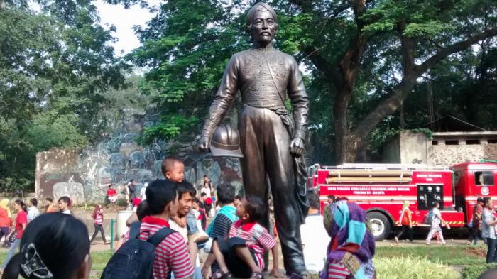 Asal Usul Patung Raden Saleh di Kebun Binatang Ragunan - TribunNews.com