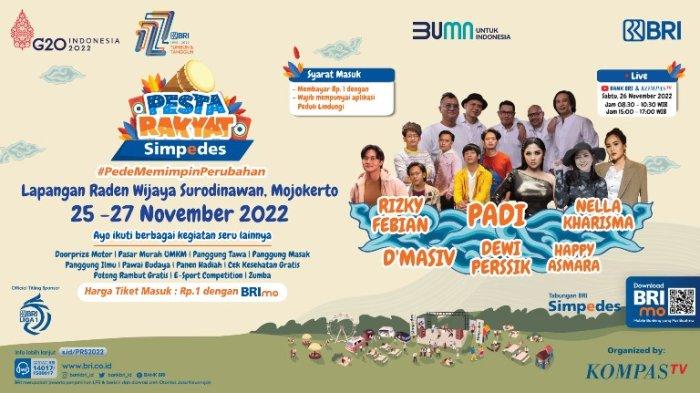 BRI Pesta Rakyat Simpedes ke-10 Segera Hadir! Siap Sapa Warga dan ...