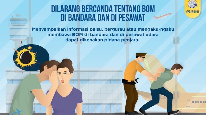 Jangan Pernah Bercanda soal Bom di Bandara dan Pesawat, Ini Hukum ...