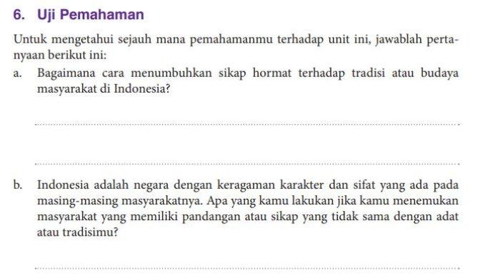 Kunci Jawaban PKN Kelas 10 Halaman 140 Kurikulum Merdeka, Uji Pemahaman Unit 2 Bagian 3 ...