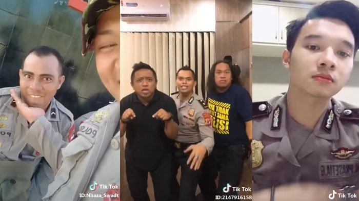 Kocak hingga Keren, Lihat Kumpulan Video Polisi Main Tik Tok ...