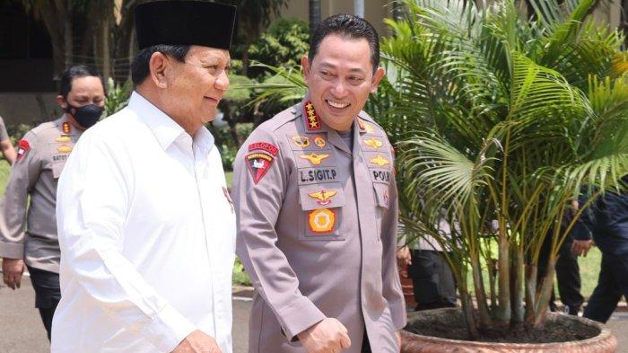 Menhan Prabowo Beri Pistol G2 Elite Warna Silver Hitam Buatan Pindad ke Kapolri - TribunNews.com
