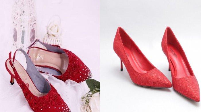 Bisa untuk Kado, 5 Rekomendasi Heels Serba Merah di Tokopedia ...
