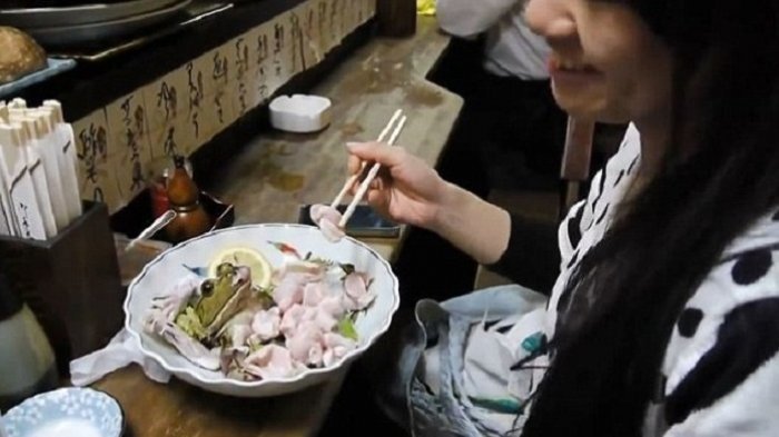 Restoran di Jepang Sajikan Sashimi Kodok Hidup, Berani Coba ...
