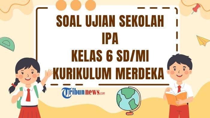 50 Soal Ujian Sekolah IPA Kelas 6 2025 Kurikulum Merdeka dan Kunci Jawaban US - TribunNews.com