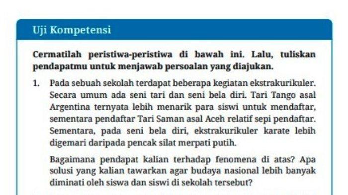 Kunci Jawaban PKN Kelas 8 Halaman 118 Kurikulum Merdeka: Uji Kompetensi Bab V - TribunNews.com