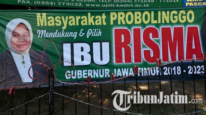 Spanduk Dukung Risma Jadi Gubernur Jatim Muncul di Blitar Jelang ...
