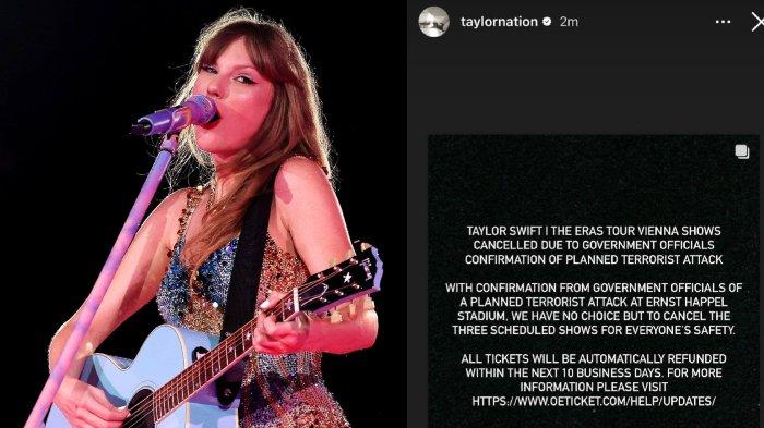 Taylor Swift Pernah Ketakutan Serangan Teroris, Kini Batal Gelar 3 ...