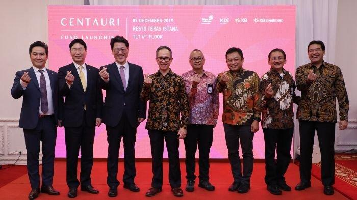 Telkom dan KB Financial Group Sepakat Luncurkan Centauri Fund - TribunNews.com