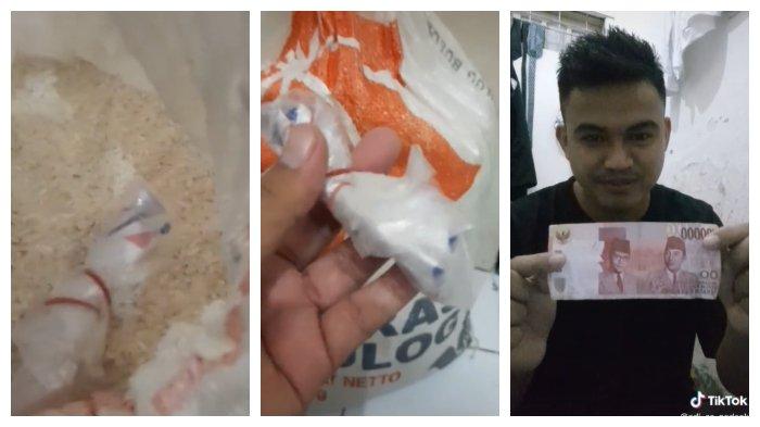 VIRAL Temukan Uang Rp 100 Ribu Dalam Karung Beras, Pria Ini Ungkap ...