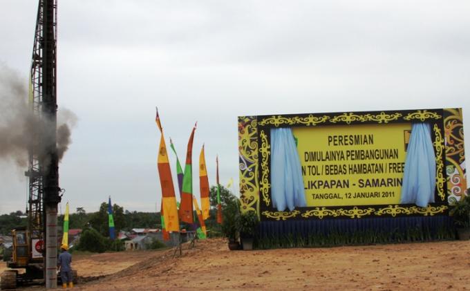 Proyek Tol Balikpapan-Samarinda Ditargetkan Selesai Dibangun Akhir 2018 - TribunNews.com