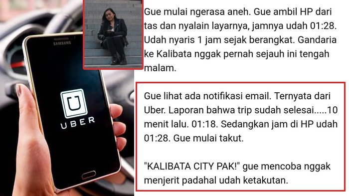Naik Taksi Online Tengah Malam, Cewek Ini Sempat Nangis dan Ketakutan ...