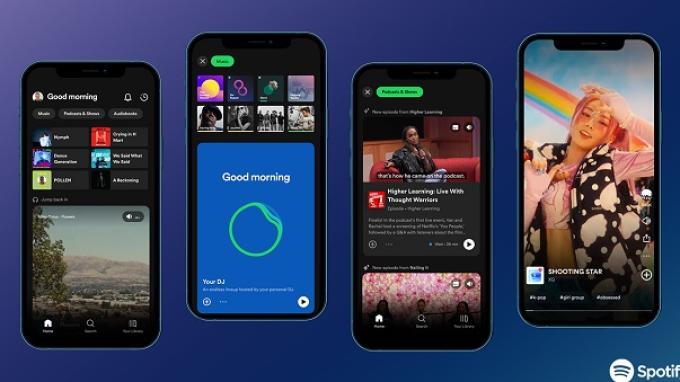 Tampilan Spotify Diganti, Dibuat Mirip Seperti Tiktok, Instagram dan Youtube - TribunNews.com