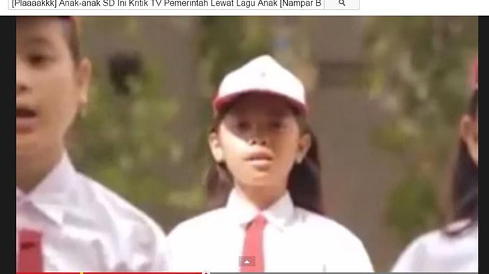 Beredar Video Siswa SD Nyanyi Lagu Parodi Kritik Tayangan Televisi ...