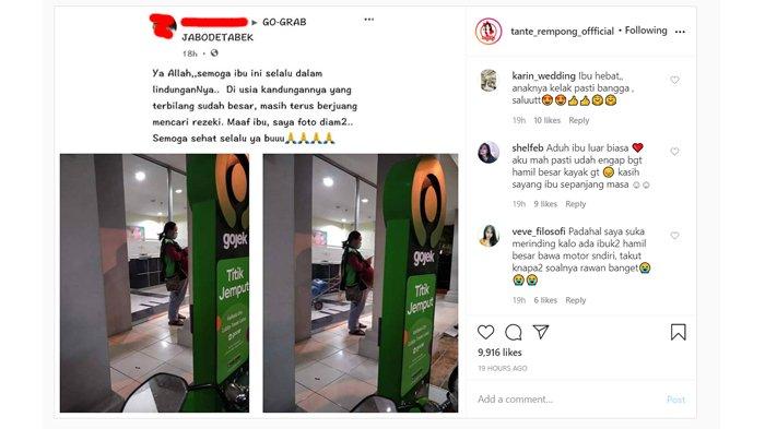 Viral Driver Ojol Masih Narik Meski Tengah Hamil Besar, Tuai Pujian dan ...