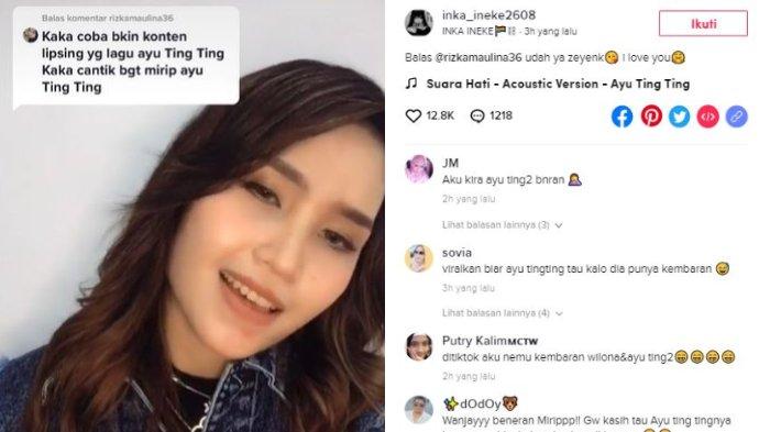 VIRAL Video TikTok Wanita yang Disebut Mirip Ayu Ting Ting, Ini Sosoknya - TribunNews.com