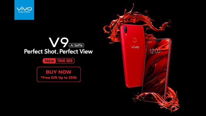 Lengkapi Varian, Vivo Keluarkan Seri Terbaru Vivo V9 True Red ...