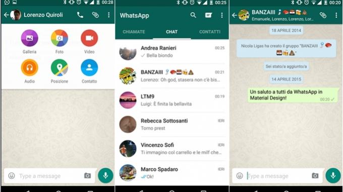 Tampilan Baru WhatsApp di Android Lollipop - TribunNews.com