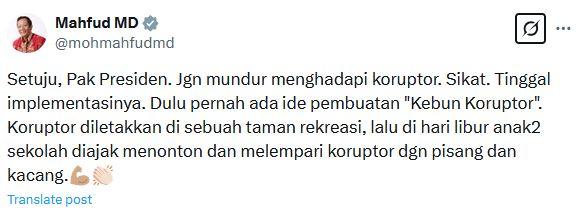 Mahfud MD Dukung Wacana Prabowo Bangun Penjara Khusus Koruptor ... Mahfud MD Dukung Wacana Prabowo Bangun Penjara Khusus Koruptor ...
