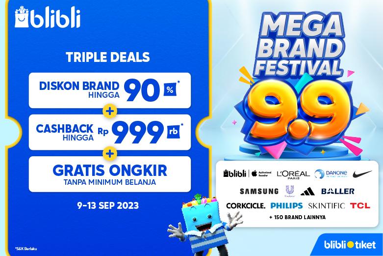 Cuma di 9.9 dari Blibli, Dapat 3 Keuntungan 1 Transaksi: Diskon ...
