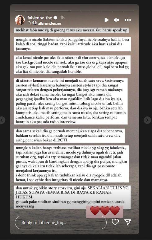 Tinggi Badan Miss Universe Indonesia Fabienne Nicole Tuai Kontroversi ...