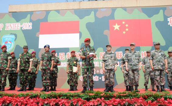 Pasukan TNI Latihan Bersama Tentara China di Jinan (Foto) - TribunNews.com