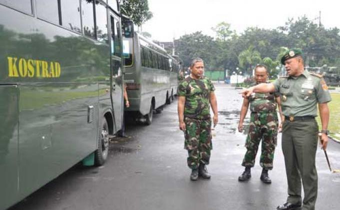 Pangkostrad Minta Bus AJP Makostrad Dilengkapi AC - TribunNews.com