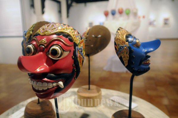 Pameran Topeng Panji dari Bobung, Foto 10 #301302 - TribunNews.com