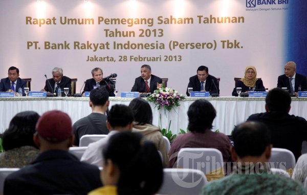 Rapat Umum Pemegang Saham BRI, Foto 2 #433401 - TribunNews.com