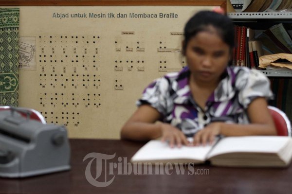 Perpustakaan Tuna Netra, Foto 2 #445512 - TribunNews.com